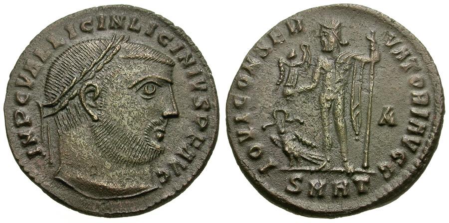 Marc Breitsprecher - Lot Info: Licinius I (AD 308-324) Ć Follis / Jupiter